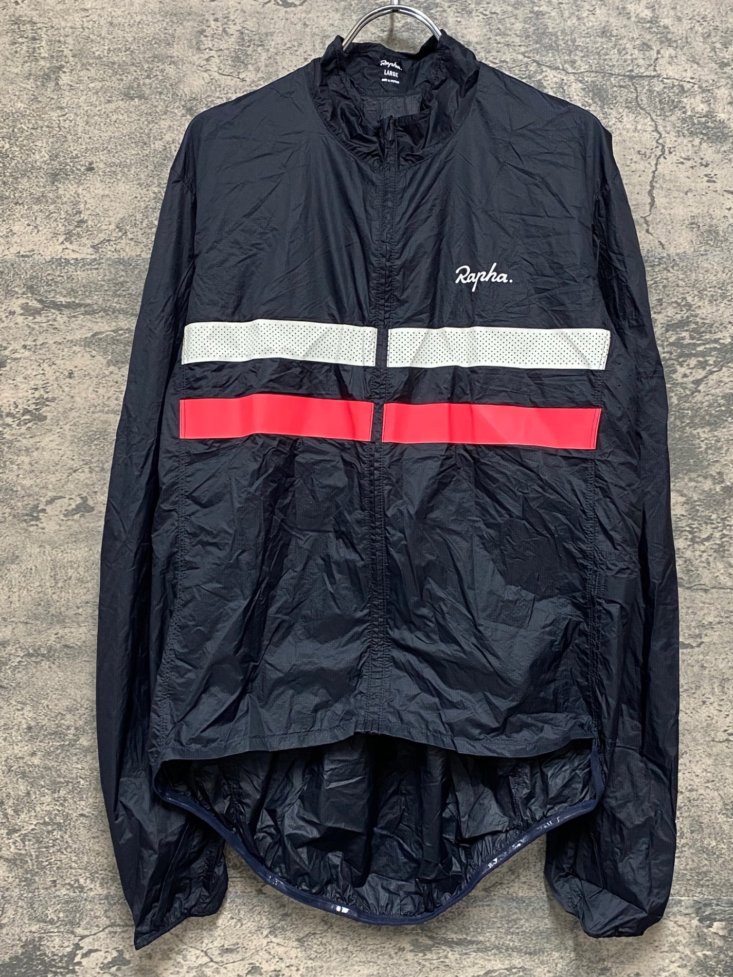 JB007 ラファ Rapha BREVET FLYWEIGHT WIND JACKET 長袖 ウィンドブレーカー 紺 L – BICI AMORE ONLINE STORE