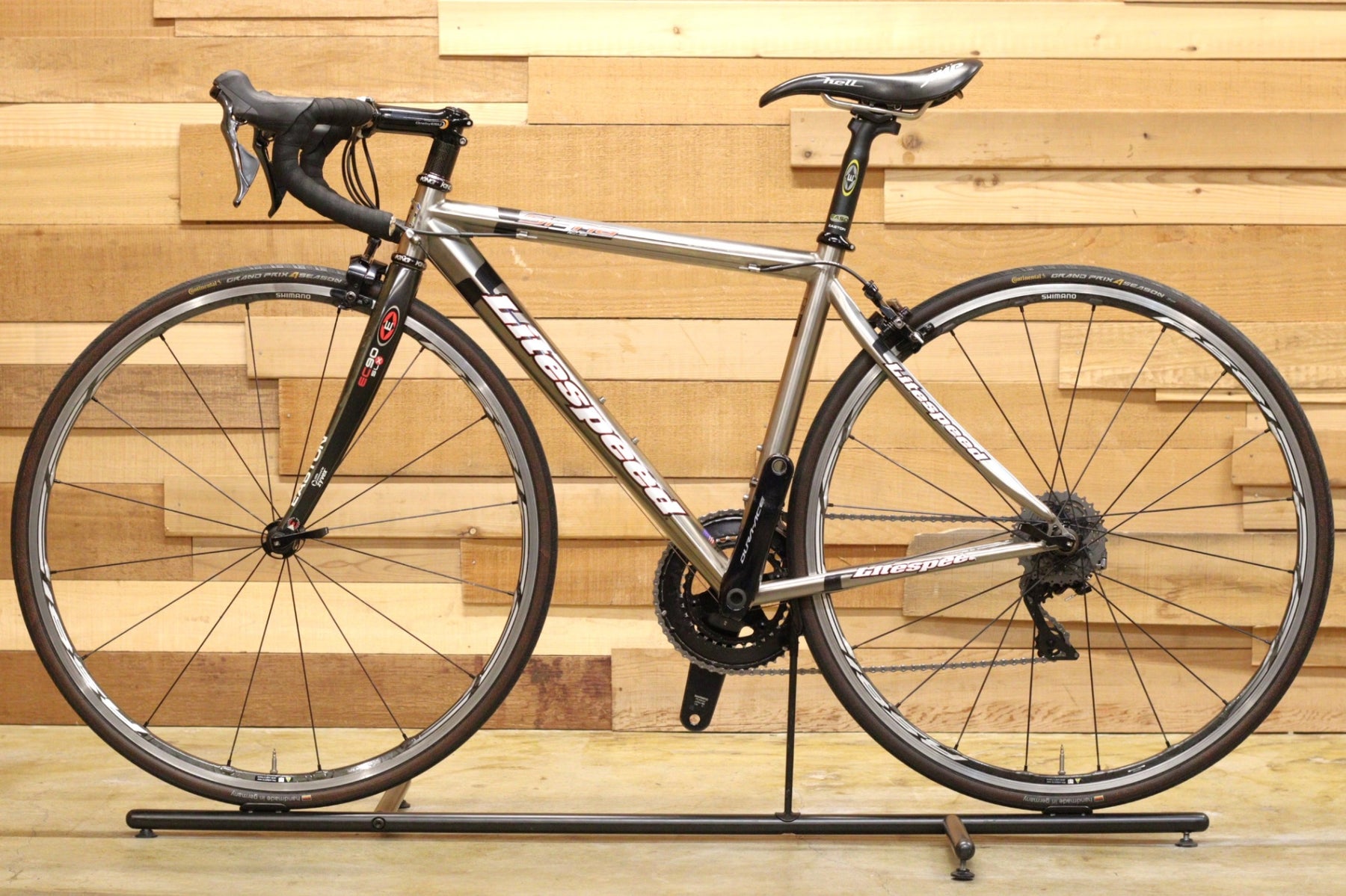 ライトスピード LITESPEED シエナ SIENA 2006年頃 XSサイズ シマノ デュラエース R9100 11S チタンロードバイ ...