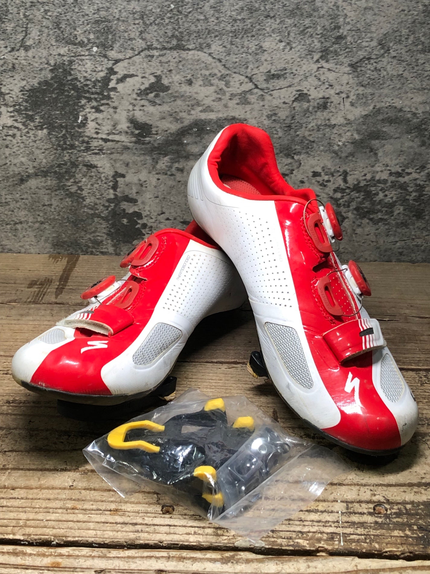 JP025 スペシャライズド SPECIALIZED S-WORKS RD ビンディングシューズ 3穴 BOA 白 赤 EU42 – BICI ...