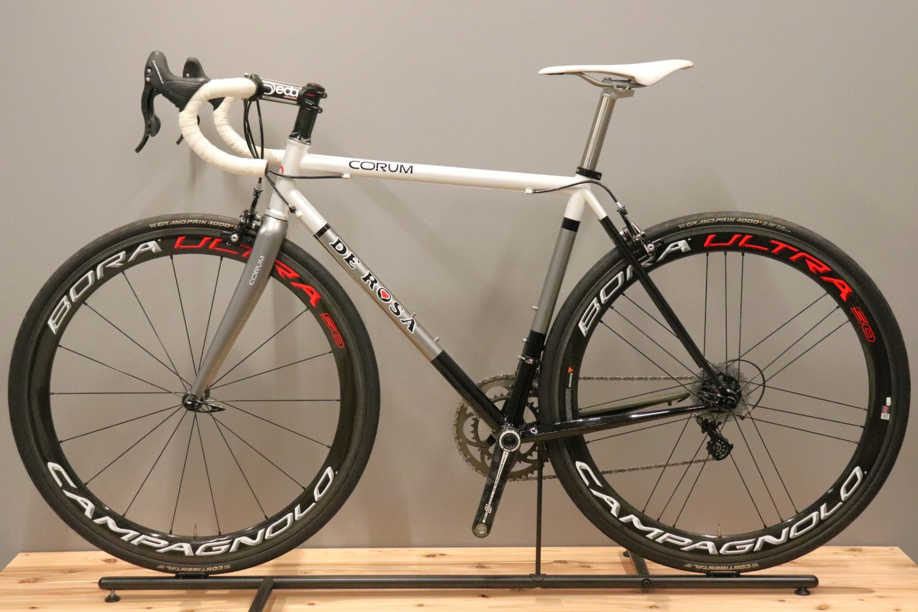 デローザ DE ROSA コルム CORUM 2013モデル 48サイズ カンパニョーロ コーラス 11S スチール ロードバイク BORA ...