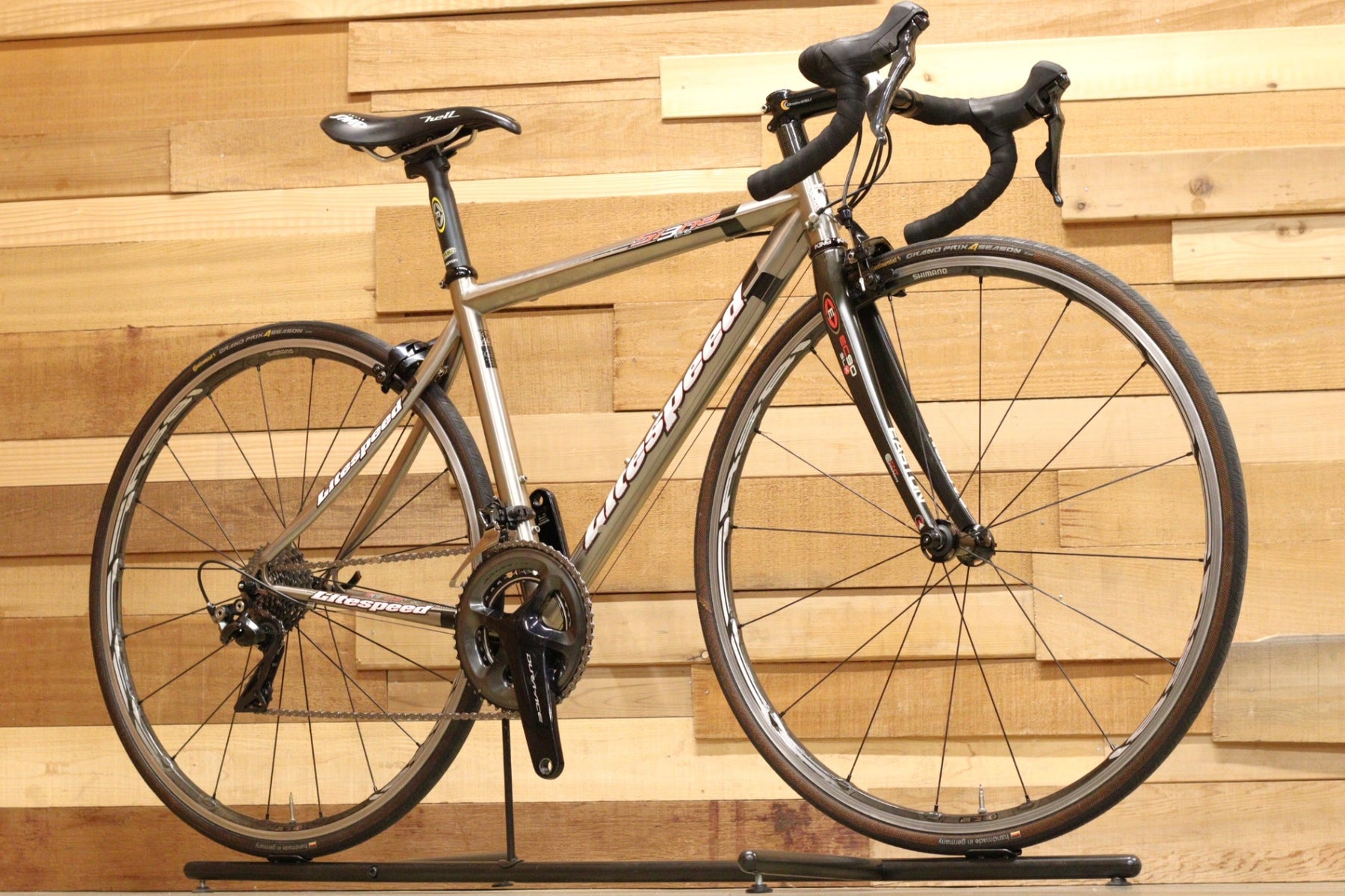 ライトスピード LITESPEED シエナ SIENA 2006年頃 XSサイズ シマノ デュラエース R9100 11S チタンロードバイ ...