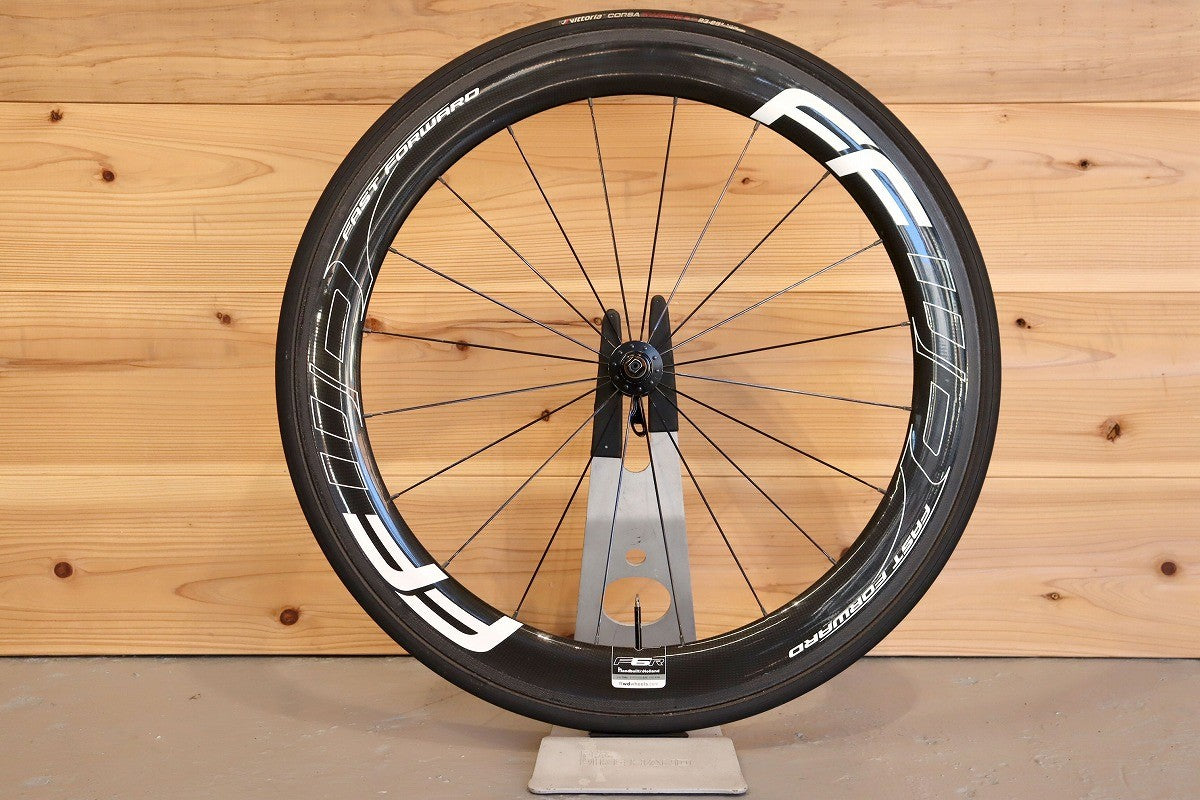 ファストフォワード FFWD Fast Forward F6R カーボン チューブラー フロントホイール 前輪のみ リム幅22.4mm 【千 ...