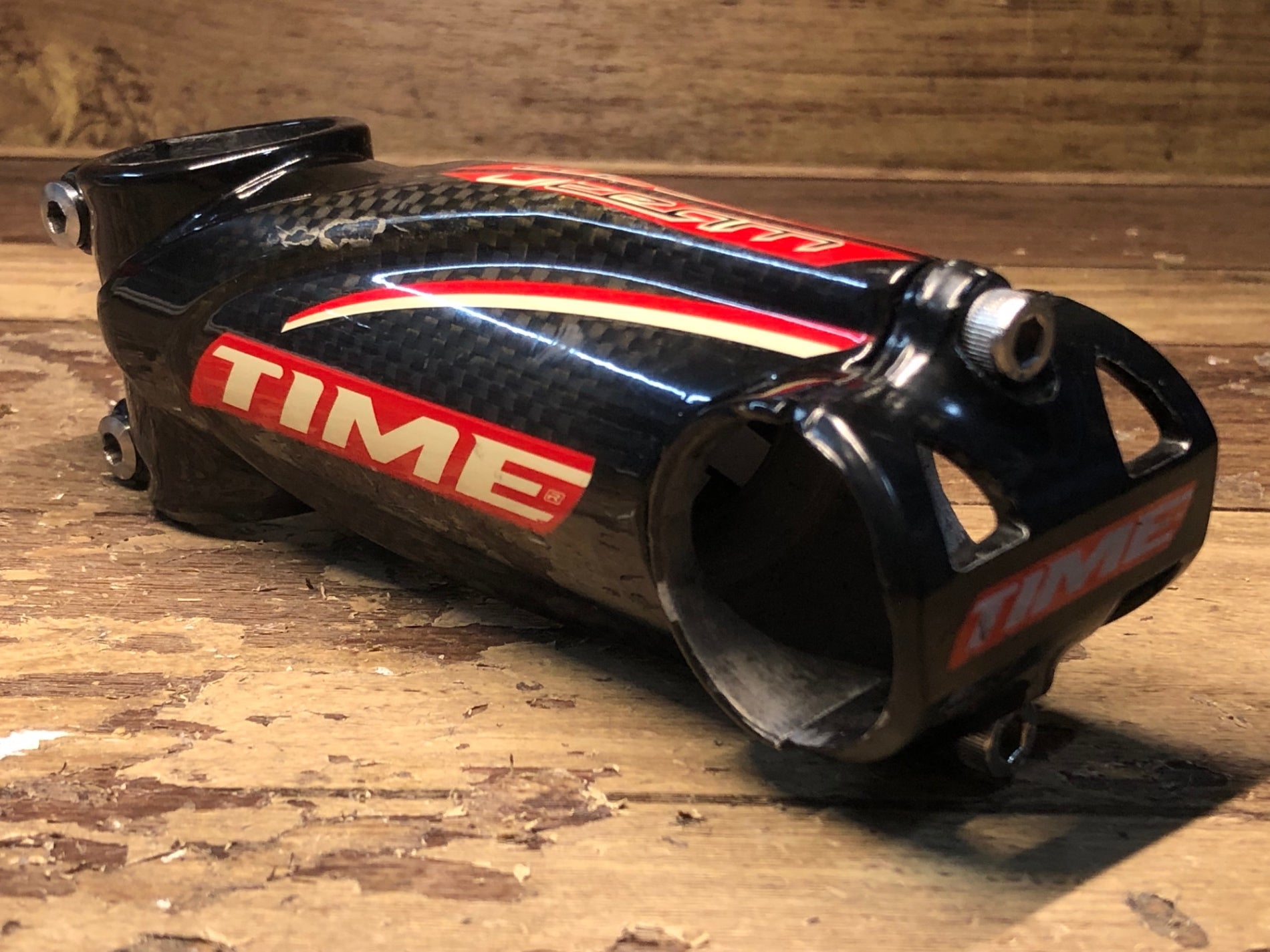 ID807 タイム TIME ULTEAM カーボンステム 110mm Φ31.8 OS ※傷 – BICI AMORE ONLINE STORE