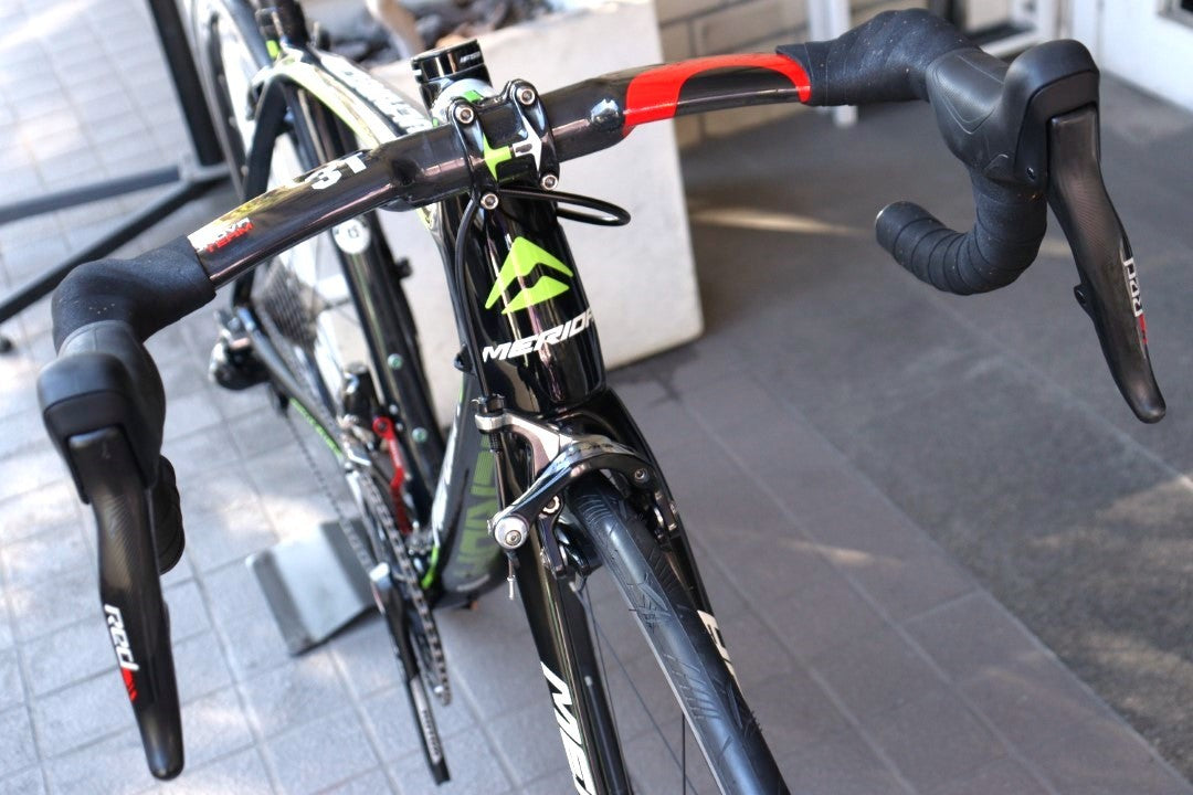 メリダ MERIDA スクルトゥーラ SCULTURA CF 907 2014 47サイズ スラム レッド e-Tap MIX カーボン ロ ...