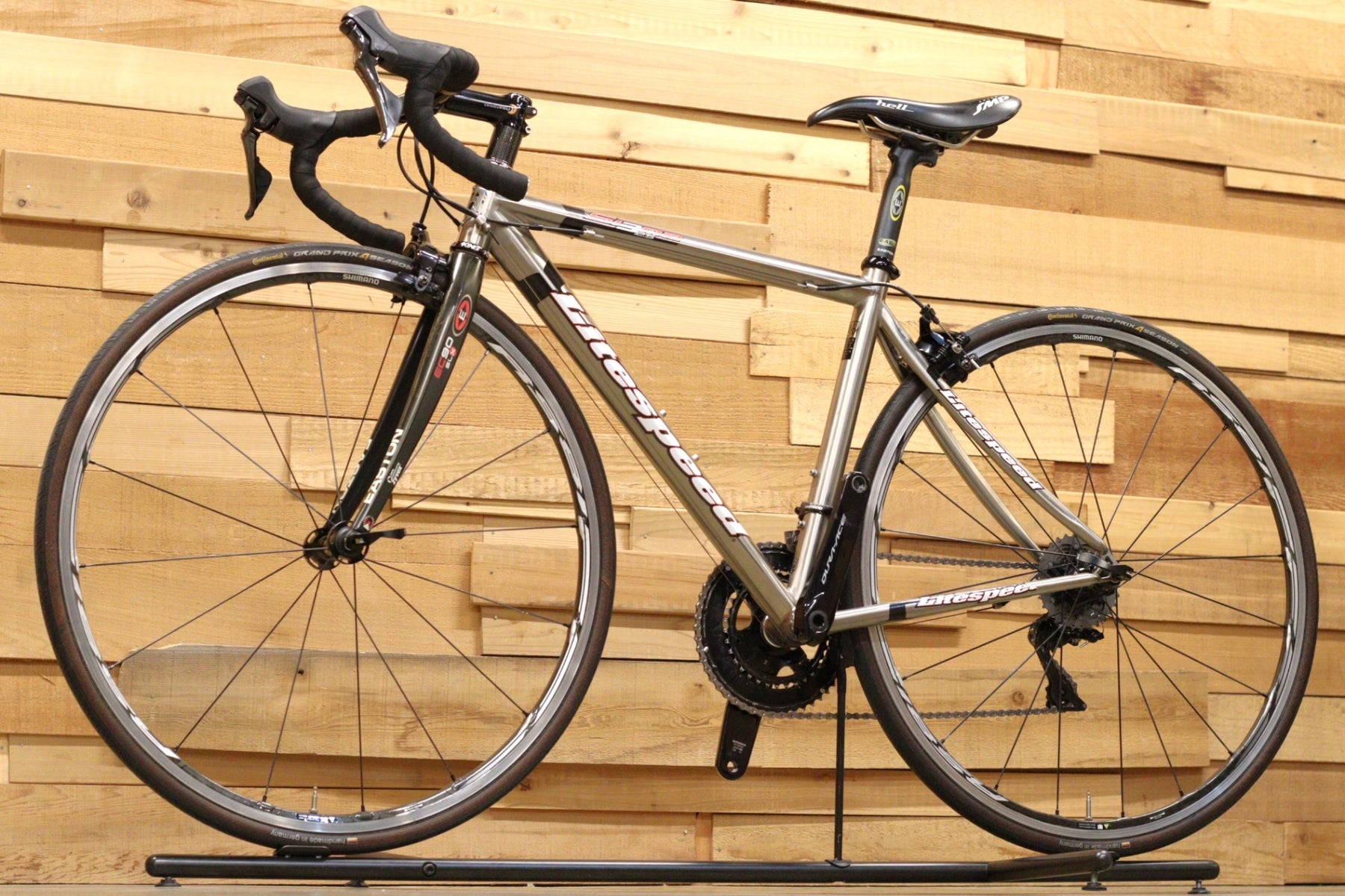 ライトスピード LITESPEED シエナ SIENA 2006年頃 XSサイズ シマノ デュラエース R9100 11S チタンロードバイ ...